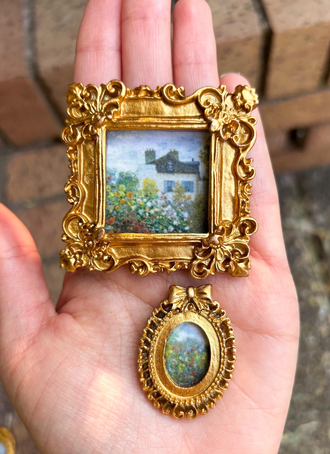 Classic Miniature Framed Art Set - Etsy