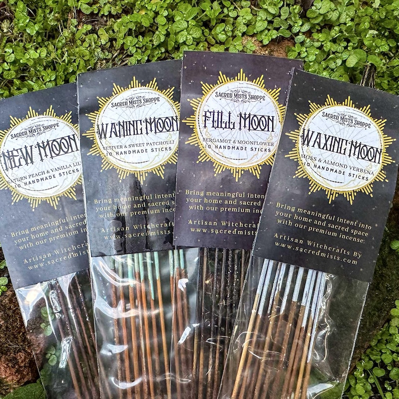 Witchcraft Moon Incense - Etsy