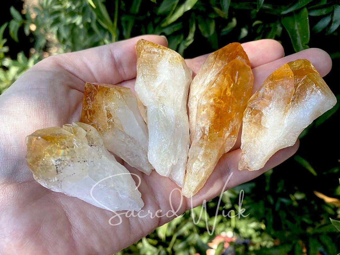 Citrine XL Crystal Point for Solar Plexus Chakra, Personal Power ...