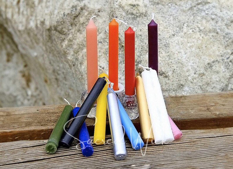 Mini Spell Candles for Spell Kits, Casting, Candle Magick, Energy Work ...