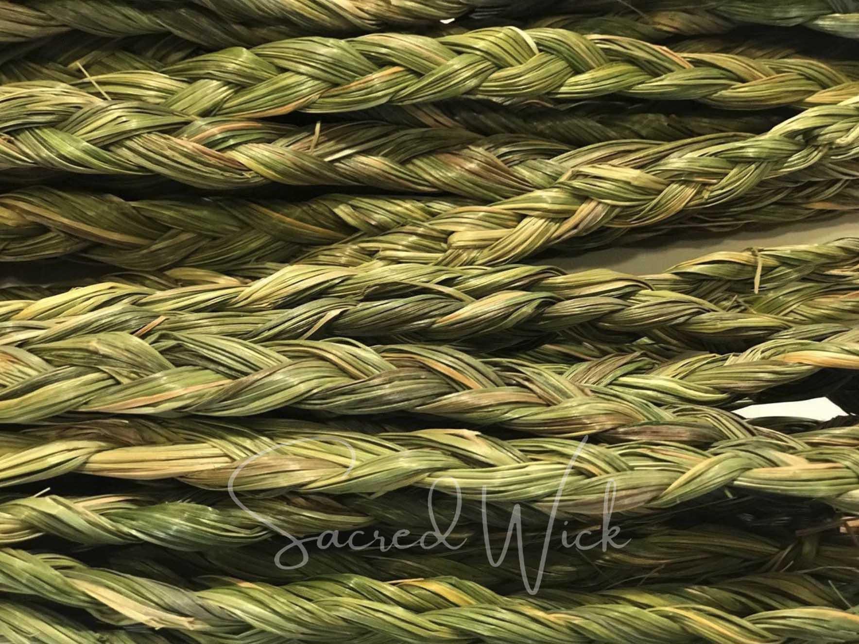Sweetgrass Braid for Smudging, Sacred Space, Purification, Ritual ...