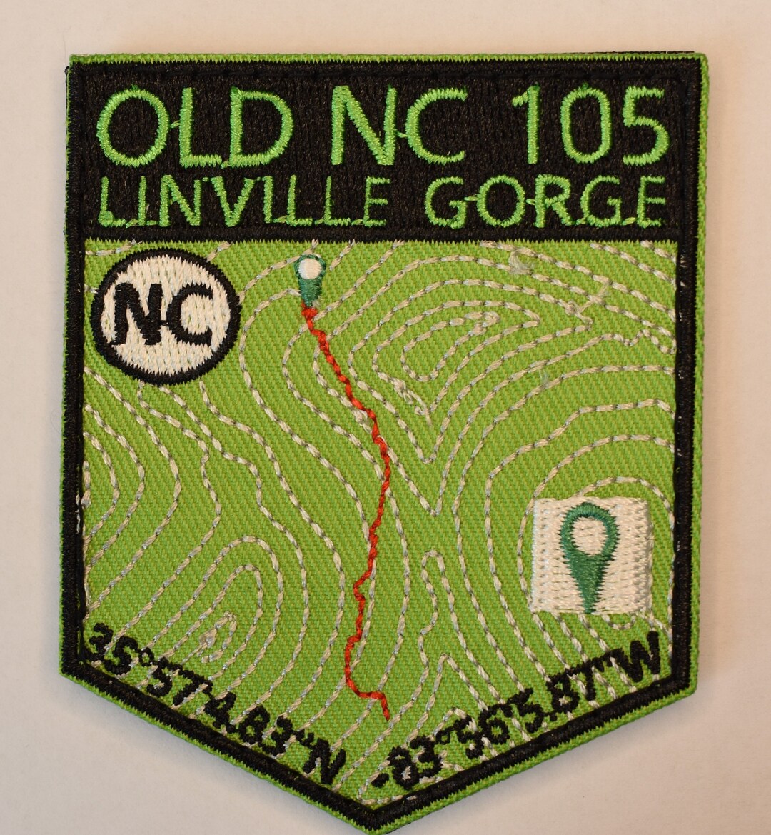 Old NC 105 Linville Gorge Patch - Etsy
