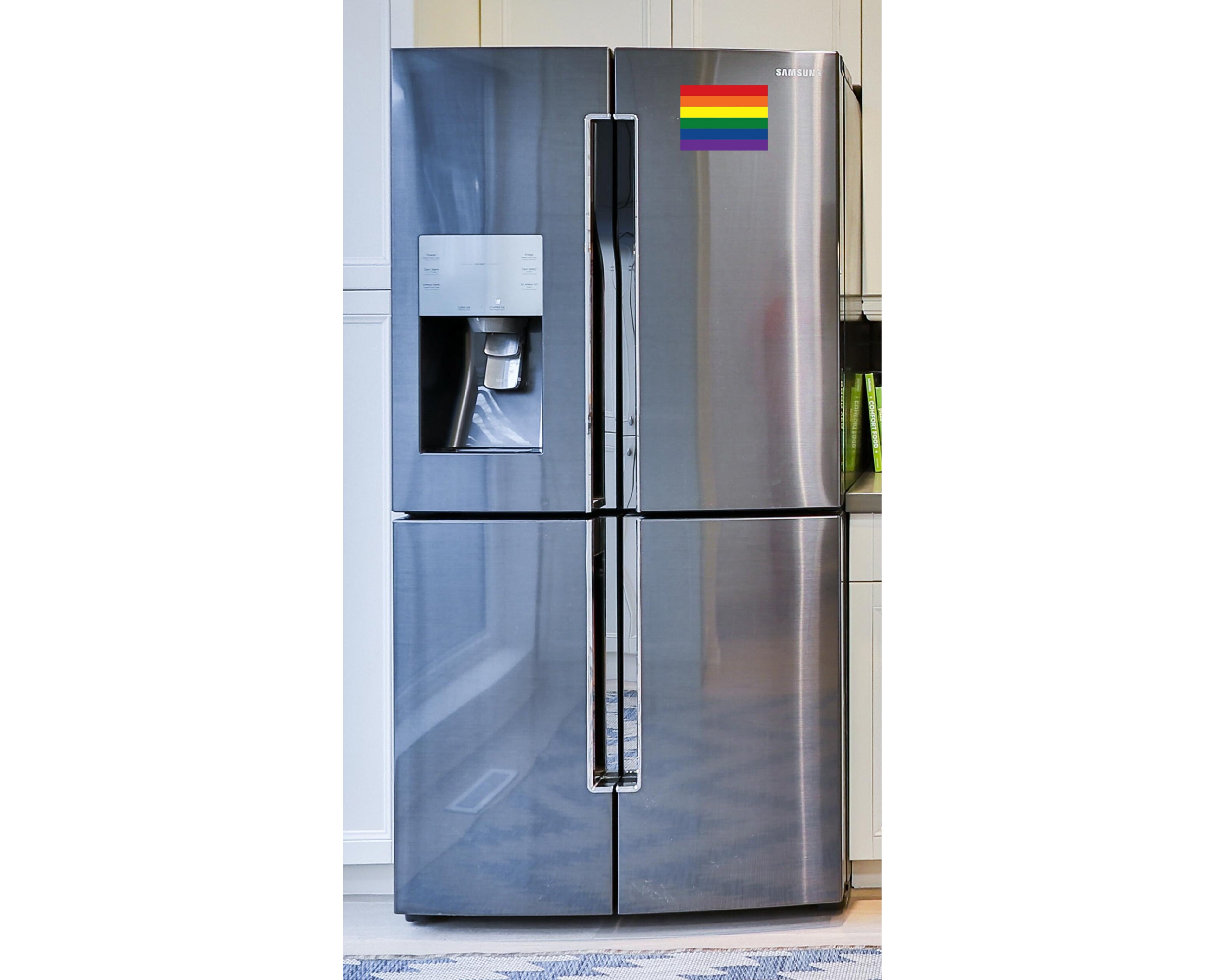 LGBTQ Pride Flag Rainbow Magnet~4" X 3"~show YOUR Pride~magnet for Cars ...