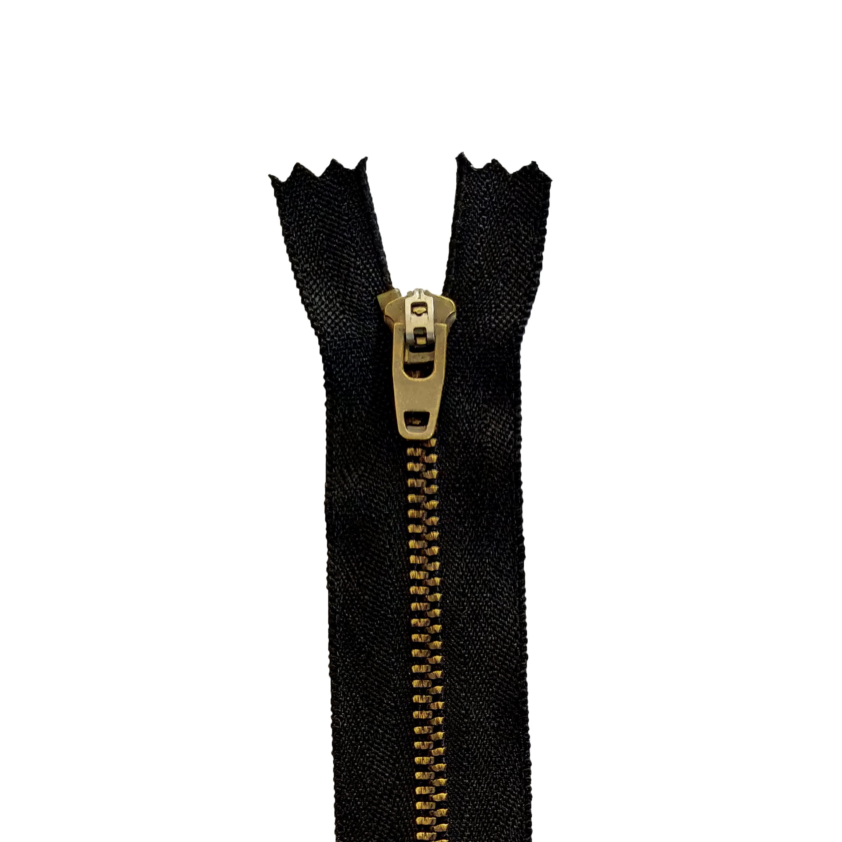 KGS Metal Jeans Zipper | #5 Metal Teeth | 7 Inch Zipper | 5 Pcs / Pack ...