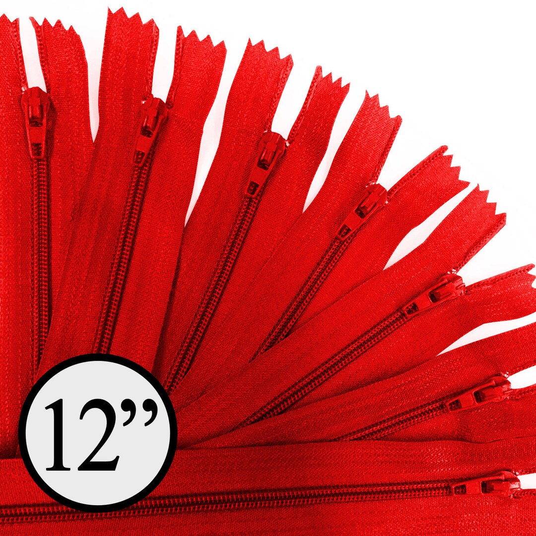 KGS 12 Inch Nylon Zipper for Sewing Crafts #3 | 20 Zippers/pack - Etsy