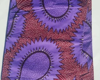 Purple african fabric | Etsy
