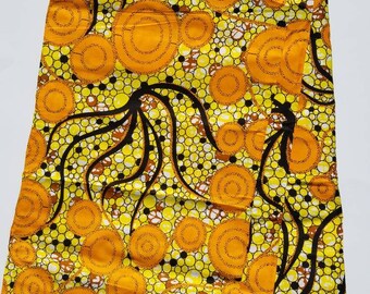 Yellow african print | Etsy