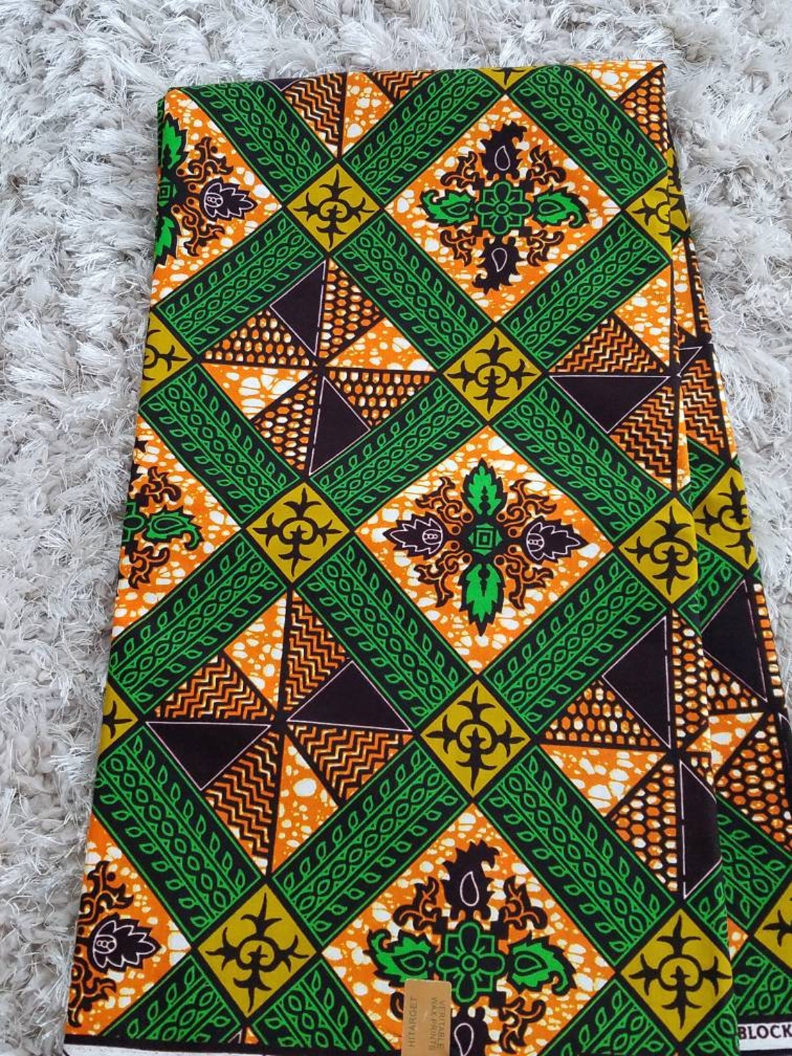Multicolor Ankara Fabric African Clothing African Fabric Etsy
