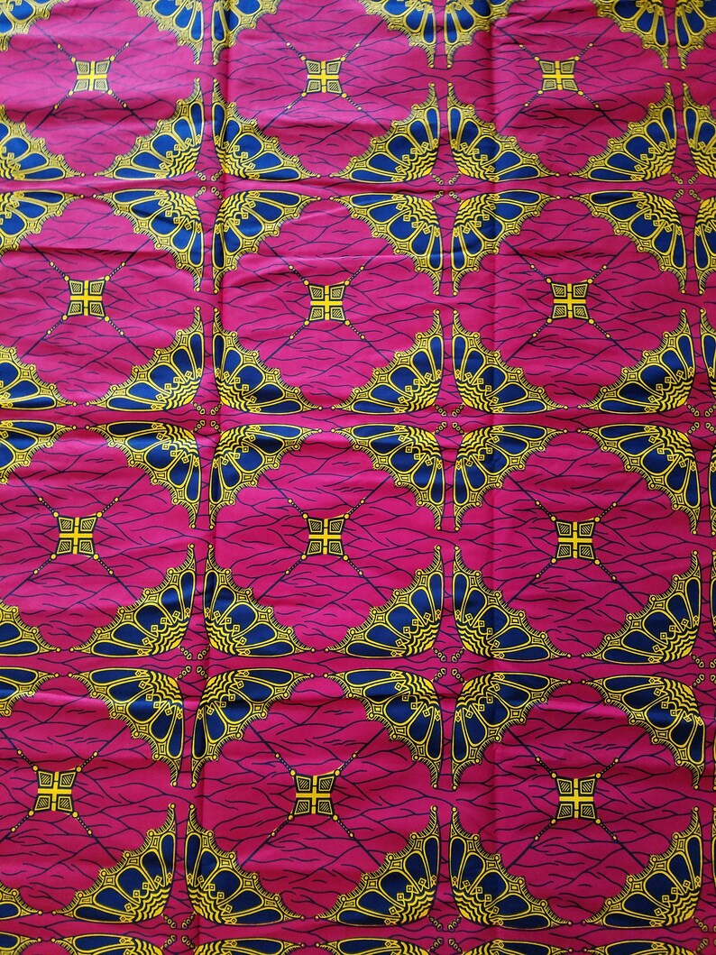 Red African Fabric Ankara Fabric African Clothing African Etsy