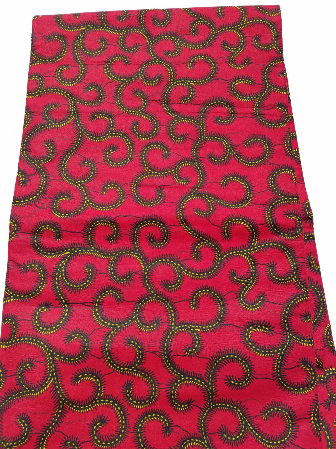 Red African Fabric Ankara Fabric African Clothing African Etsy