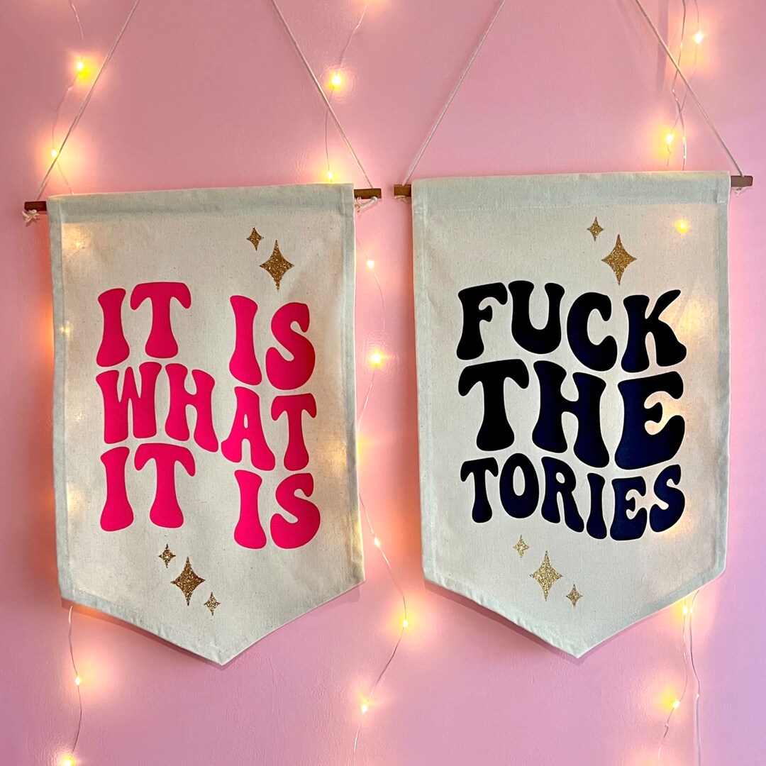 Large it is What It Is Slogan Canvas Banner Hanging Wall - Etsy