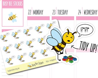 Tidy up Stickers - Etsy UK