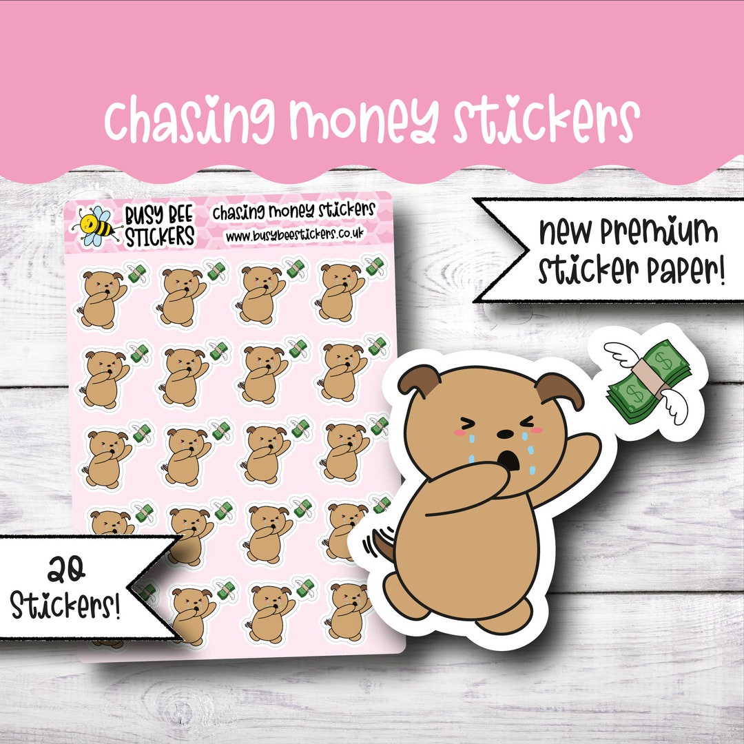 Money Planner Stickers, Chasing Money Stickers, No Money, No Spend ...