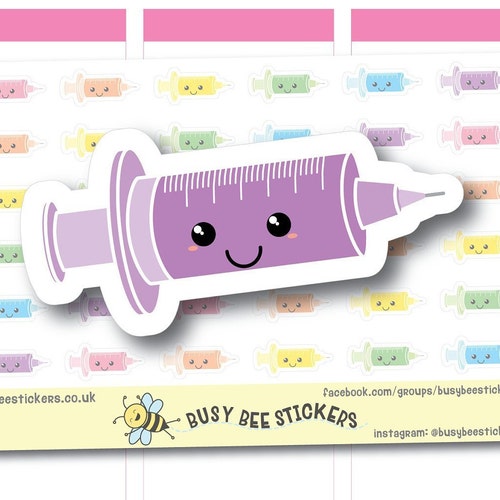 Injection Planner Stickers Nurse Planner Stickers Doctor - Etsy