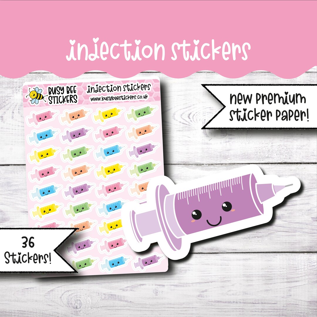 Injection Planner Stickers, Nurse Planner Stickers, Doctor Planner ...