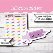 Injection Planner Stickers, Nurse Planner Stickers, Doctor Planner ...