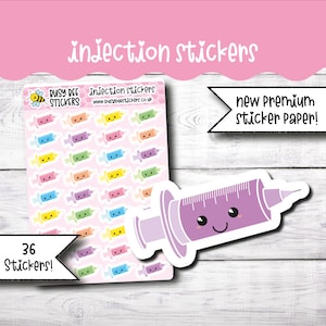 Injection Planner Stickers, Nurse Planner Stickers, Doctor Planner ...