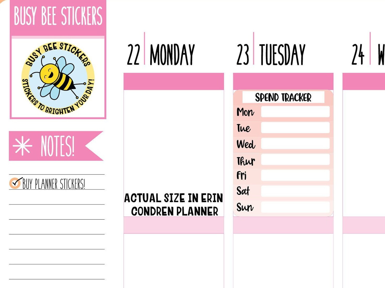 Spend Tracker Planner Stickers Money Tracker Stickers - Etsy