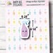 Spray Bottle Planner Stickers Cleaning Stickers Chore - Etsy