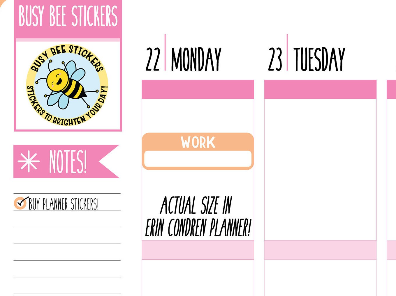 Work Planner Stickers Shifts Schedule Time Management - Etsy