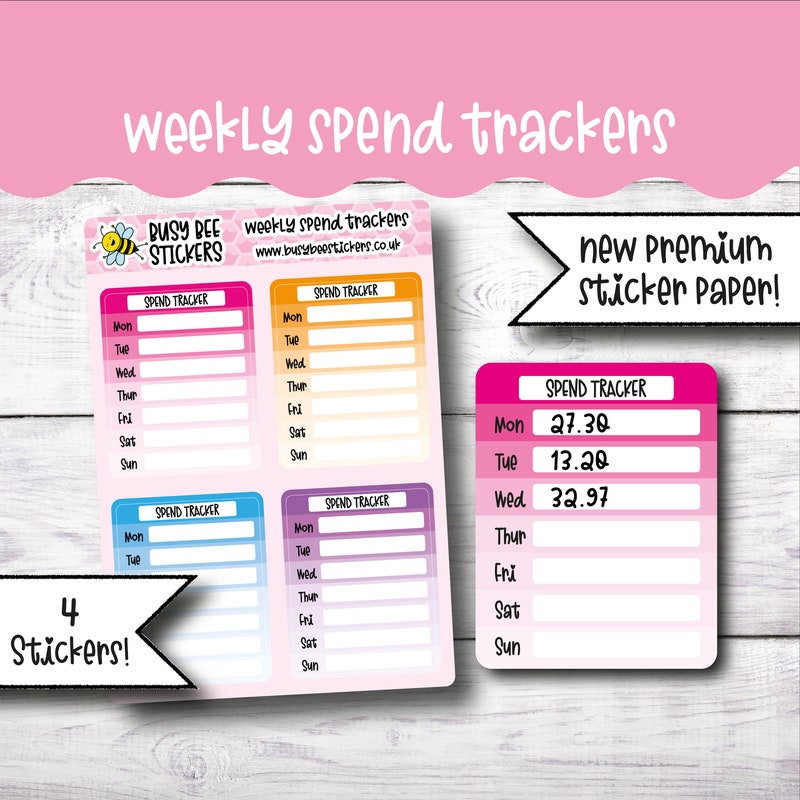 Money Planner Stickers - Etsy