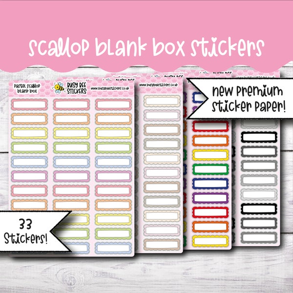 TV Planner Stickers, Blank Box Stickers, TV Stickers, Kawaii Stickers ...