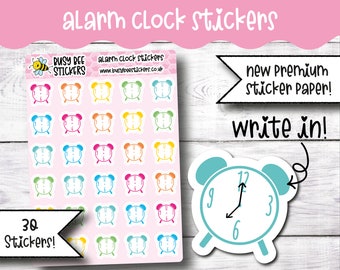 Alarm Clock Stickers clock Stickers time Stickers-alarm Stickers ...