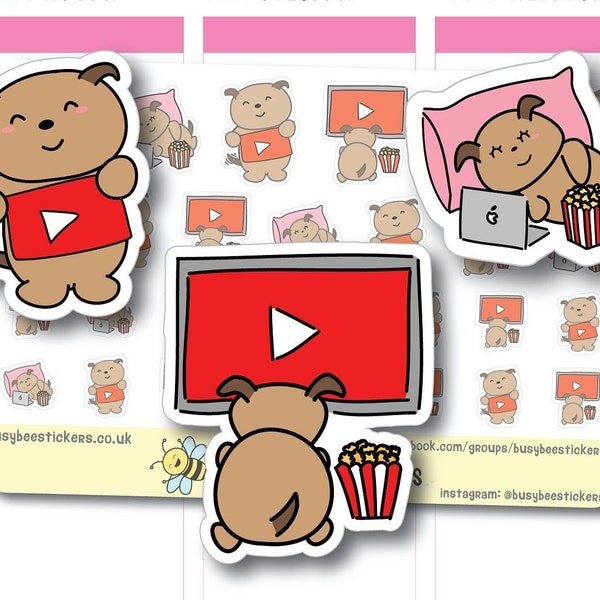 Youtube Stickers - Etsy