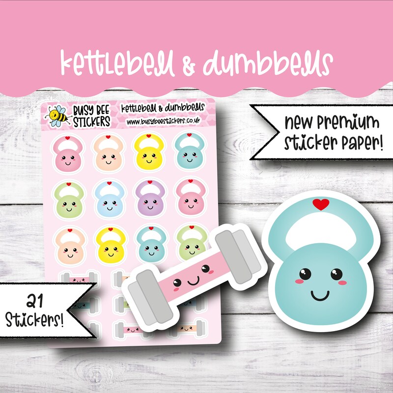 Fitness Planner Stickers - Etsy