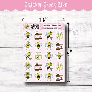 Sickness Planner Stickers, Health, Sick, Tissues, Tablets, Hospital ...