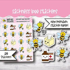 Sickness Planner Stickers, Health, Sick, Tissues, Tablets, Hospital ...