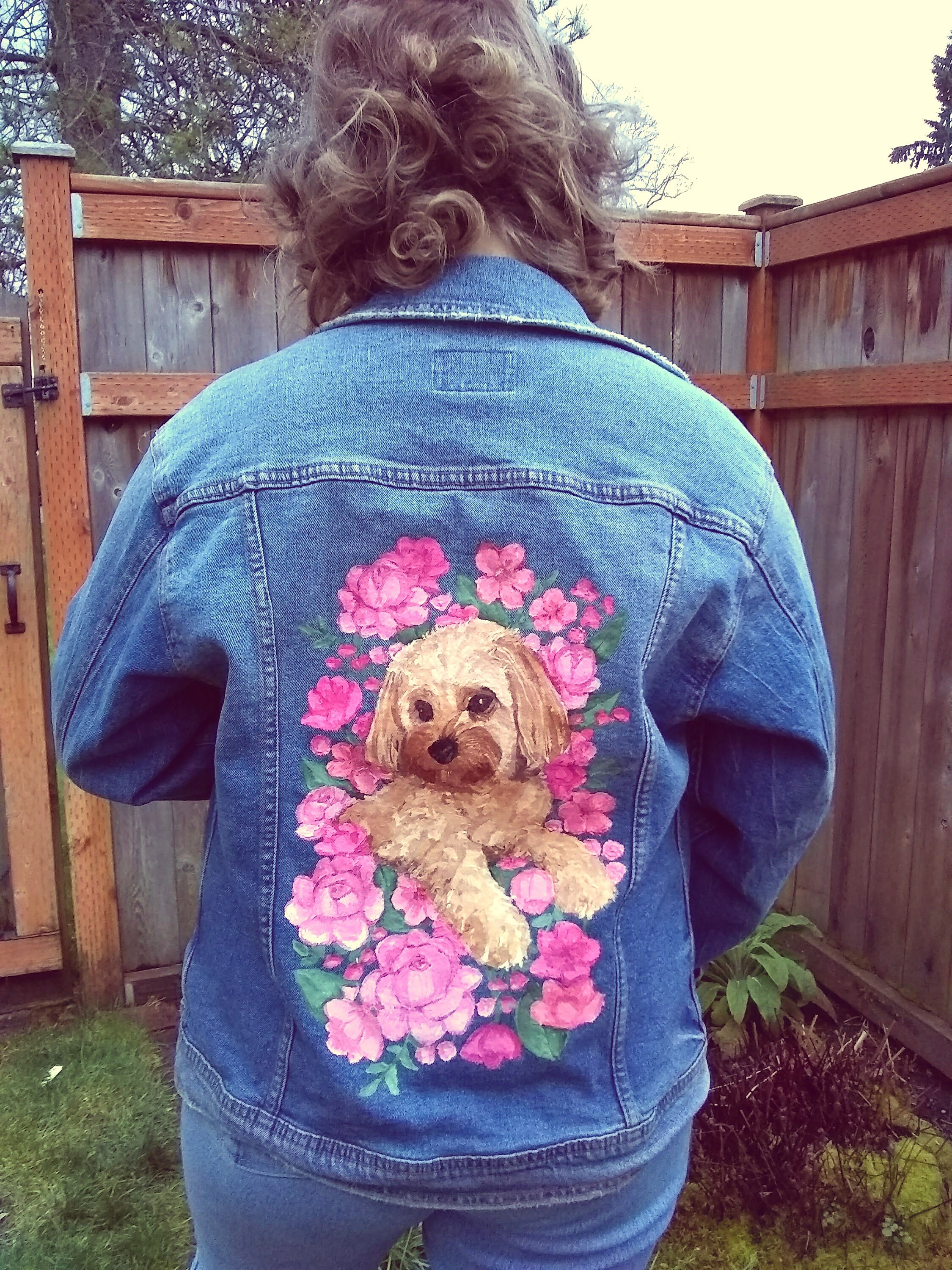 Custom Hand Painted Jean Jacket | Etsy