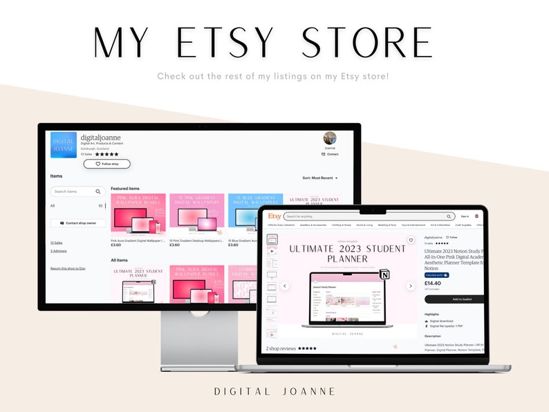 Notion Digital Planner an All-in-one Digital Minimalist - Etsy