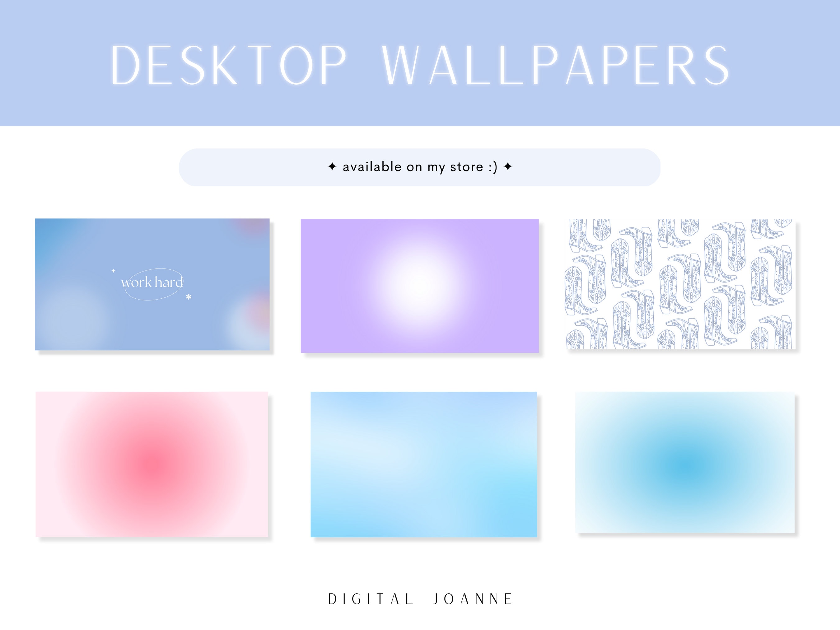 Desktop Icon Folder Bundle Blue | Aesthetic Macbook, Imac, Windows & PC ...