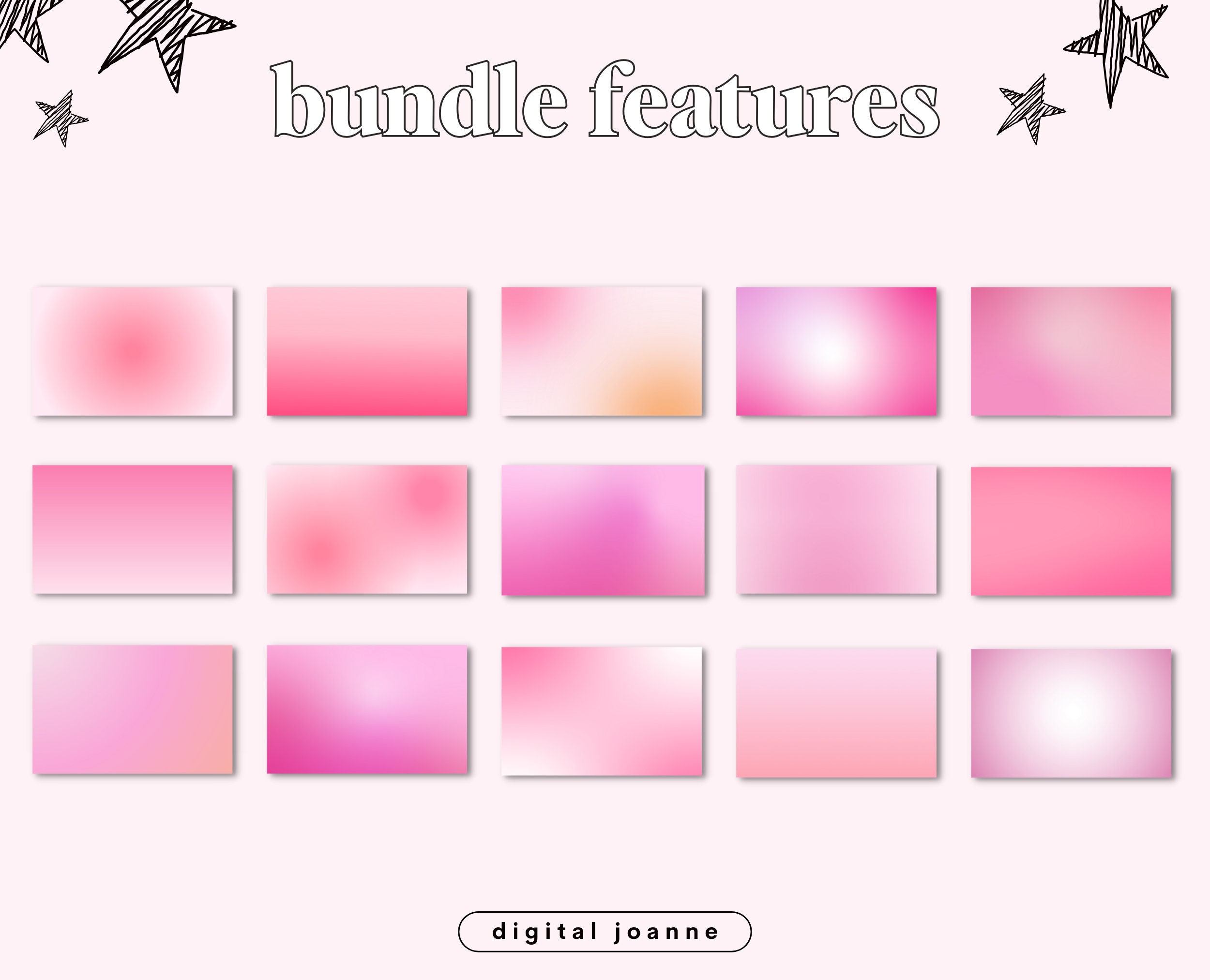 15 Pink Gradient Desktop Wallpapers Aesthetic, Aura, Pinterest Style ...
