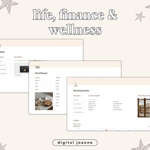 Notion Digital Planner an All-in-one Digital Minimalist Aesthetic ...