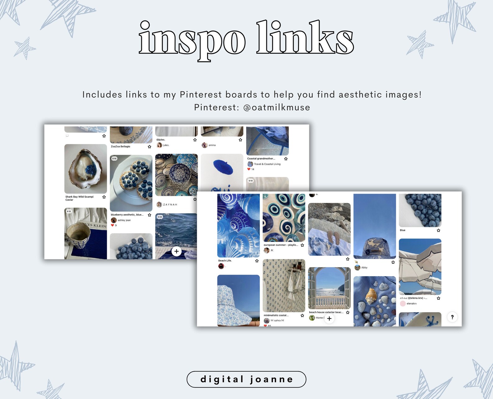 Aesthetic Blue Desktop Wallpaper Organizer + Laptop Plan for College ...