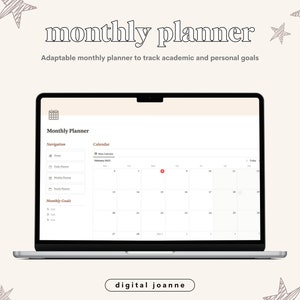 Notion Digital Planner an All-in-one Digital Minimalist Aesthetic ...