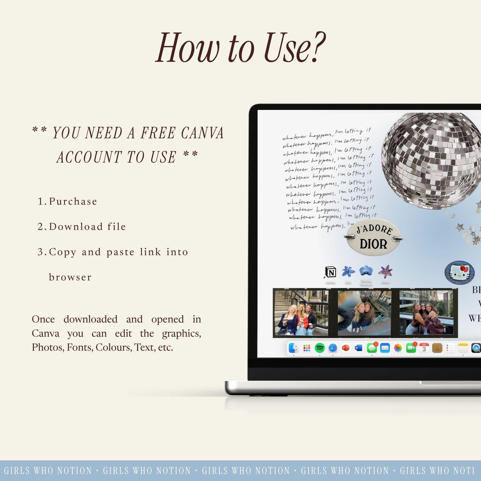 2026 Blue Aesthetic Desktop Wallpaper for Canva | Customisable MacBook ...