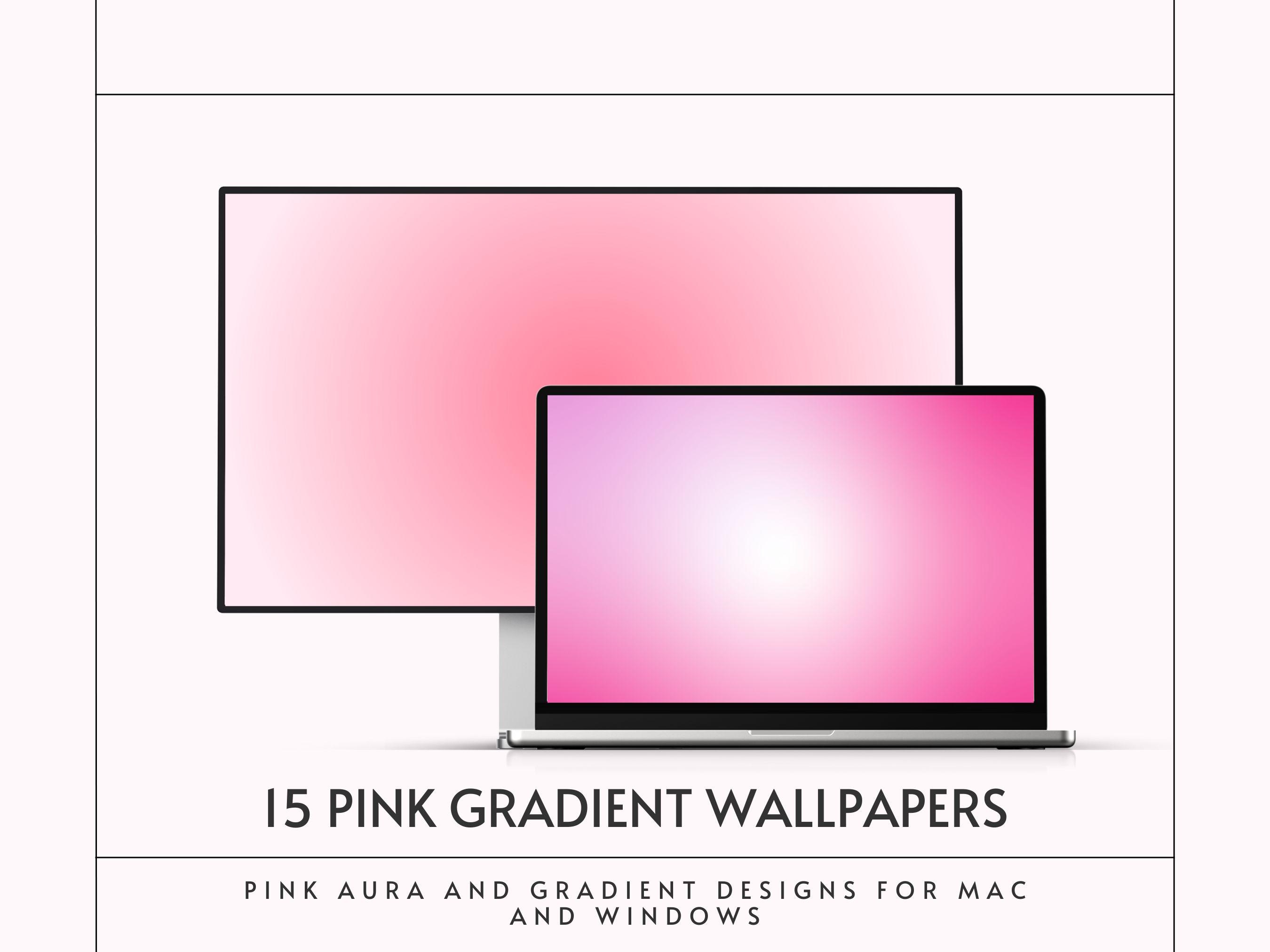 15 Pink Gradient Desktop Wallpapers | Aesthetic, Aura, Pinterest Style ...