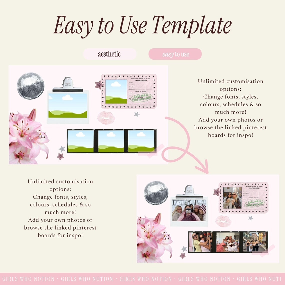 2026 Pink Aesthetic Desktop Wallpaper for Canva | Customisable MacBook ...