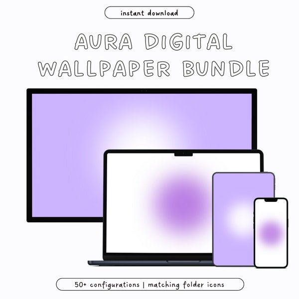 iPad Wallpaper Aesthetic Purple - Etsy