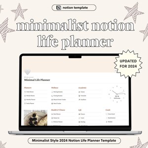Notion Digital Planner an All-in-one Digital Minimalist Aesthetic ...