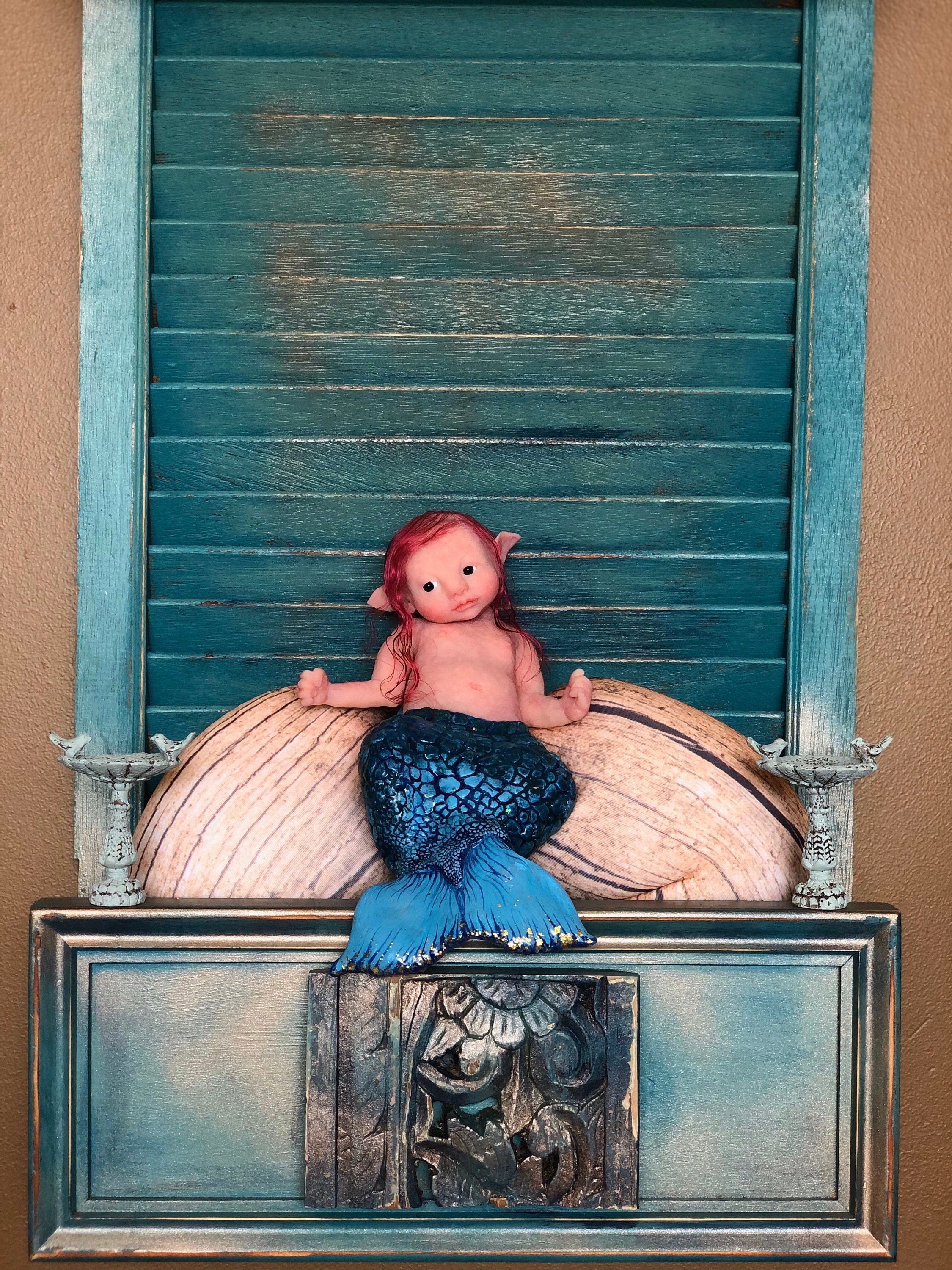 AVAILABLE Awake Full Body Silicone Mermaid Baby 10 blue - Etsy Israel