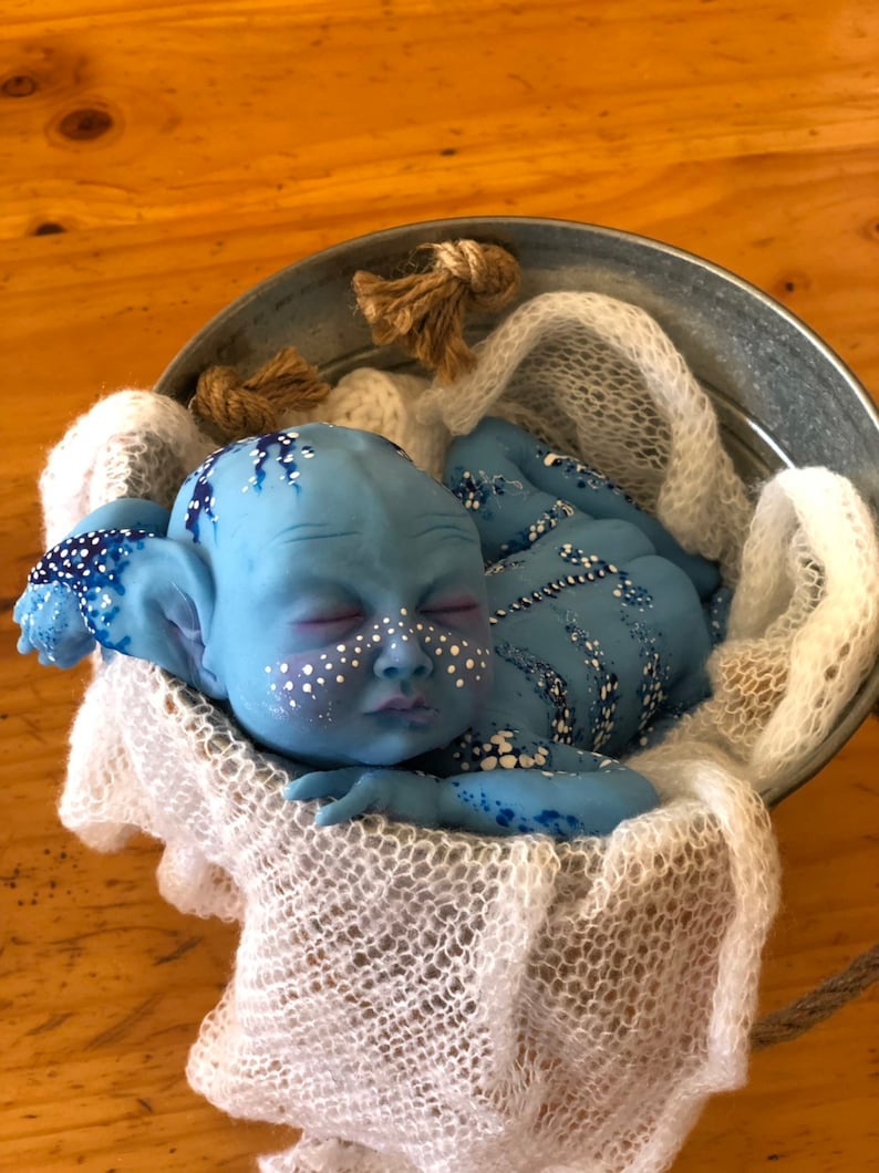 Full Body Silicone Fantasy Baby Girl in Super Soft Blend - Etsy