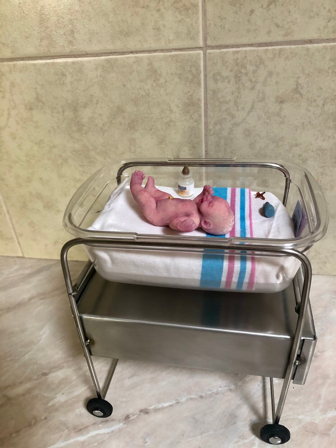 Custom Prototype Full Body Silicone Mini Kit Jamie 4.5 baby Boy in ...