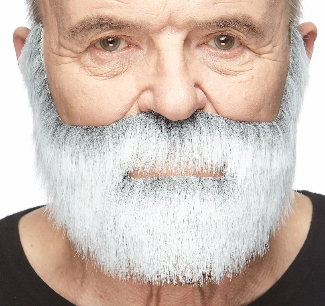 Noble de alta calidad Barba falsa Autoadhesiva Falso Cabello - Etsy España