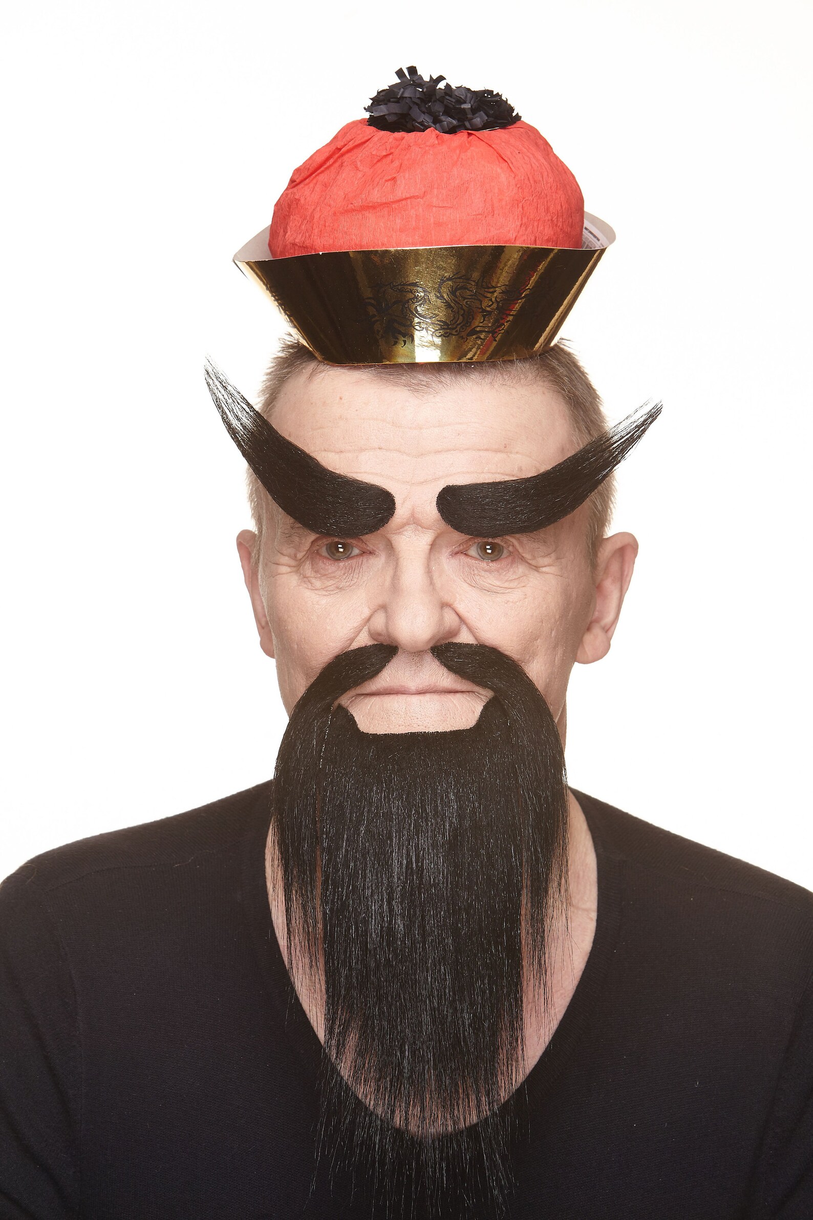 Shaolin Monk Beard Mustache and Eyebrows Self Adhesive Facial - Etsy