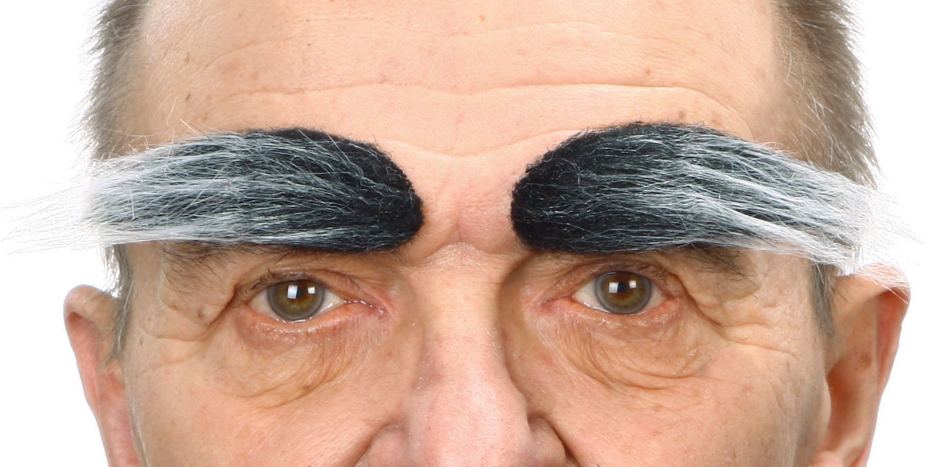 High Quality False Self Adhesive Eyebrows Fake Facial Hair | Etsy UK