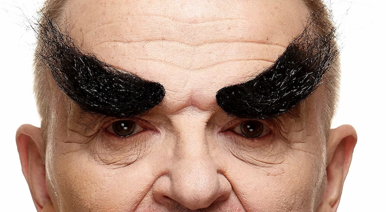 Fake Eyebrows Realistic False Facial Hair Eyebrow Sticker Long - Etsy